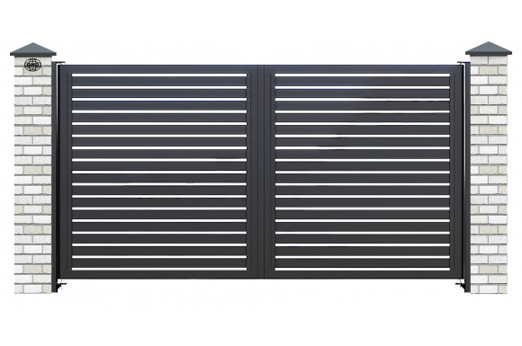 Horizontal Slat Fence